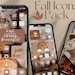 COZY FALL ICON Pack Aesthetic Fall Icons Autumn Fall | Etsy