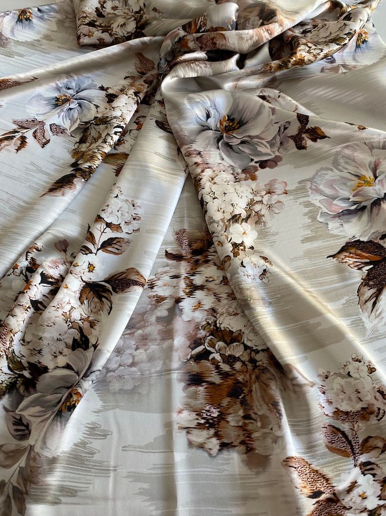 Exclusive, High-quality Silk - Atlas Fabric, Famous Designer Fabric ...