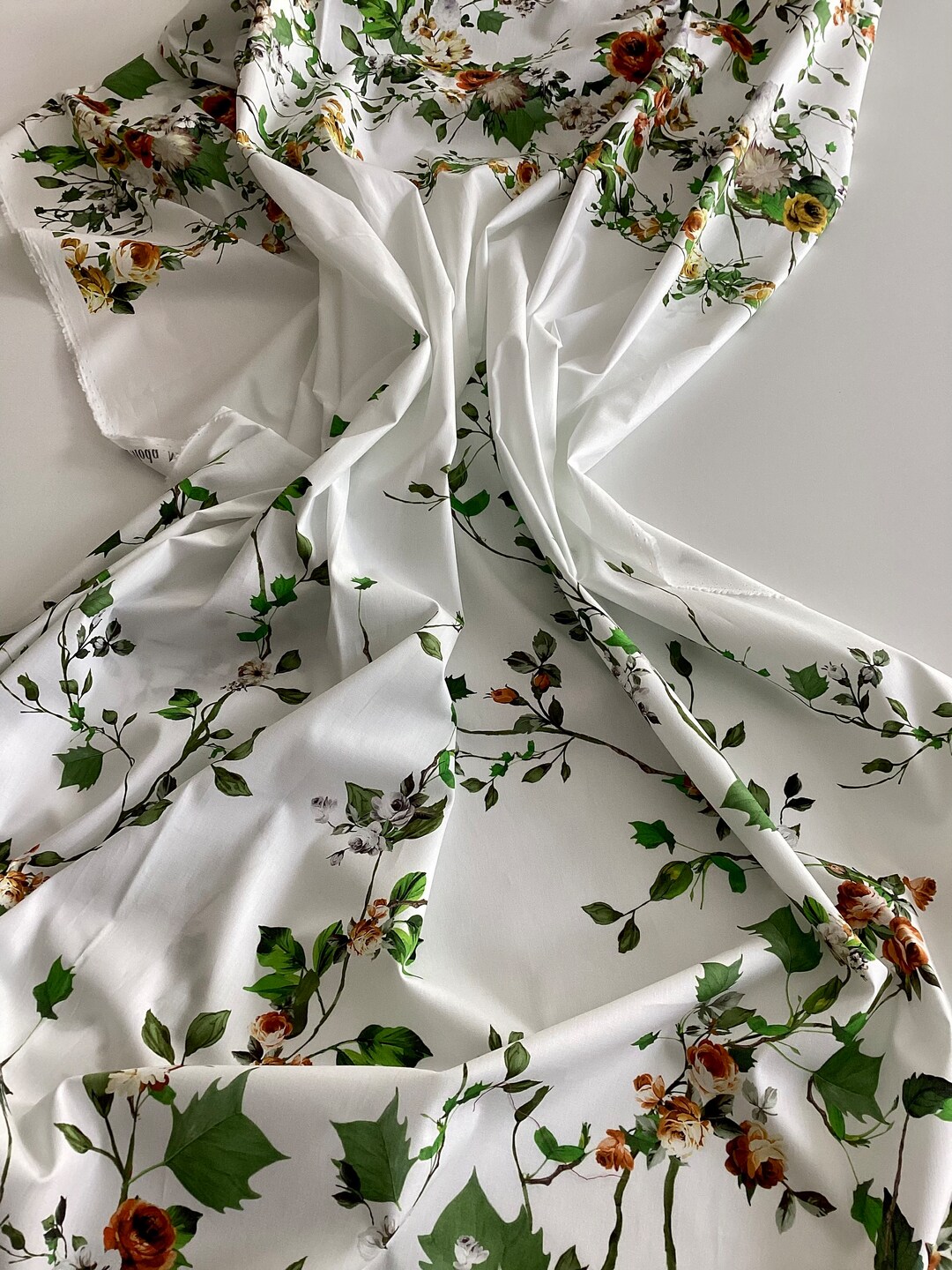 Italian Cotton Fabric, Designer Fabric, Great Print, Great Quality ...