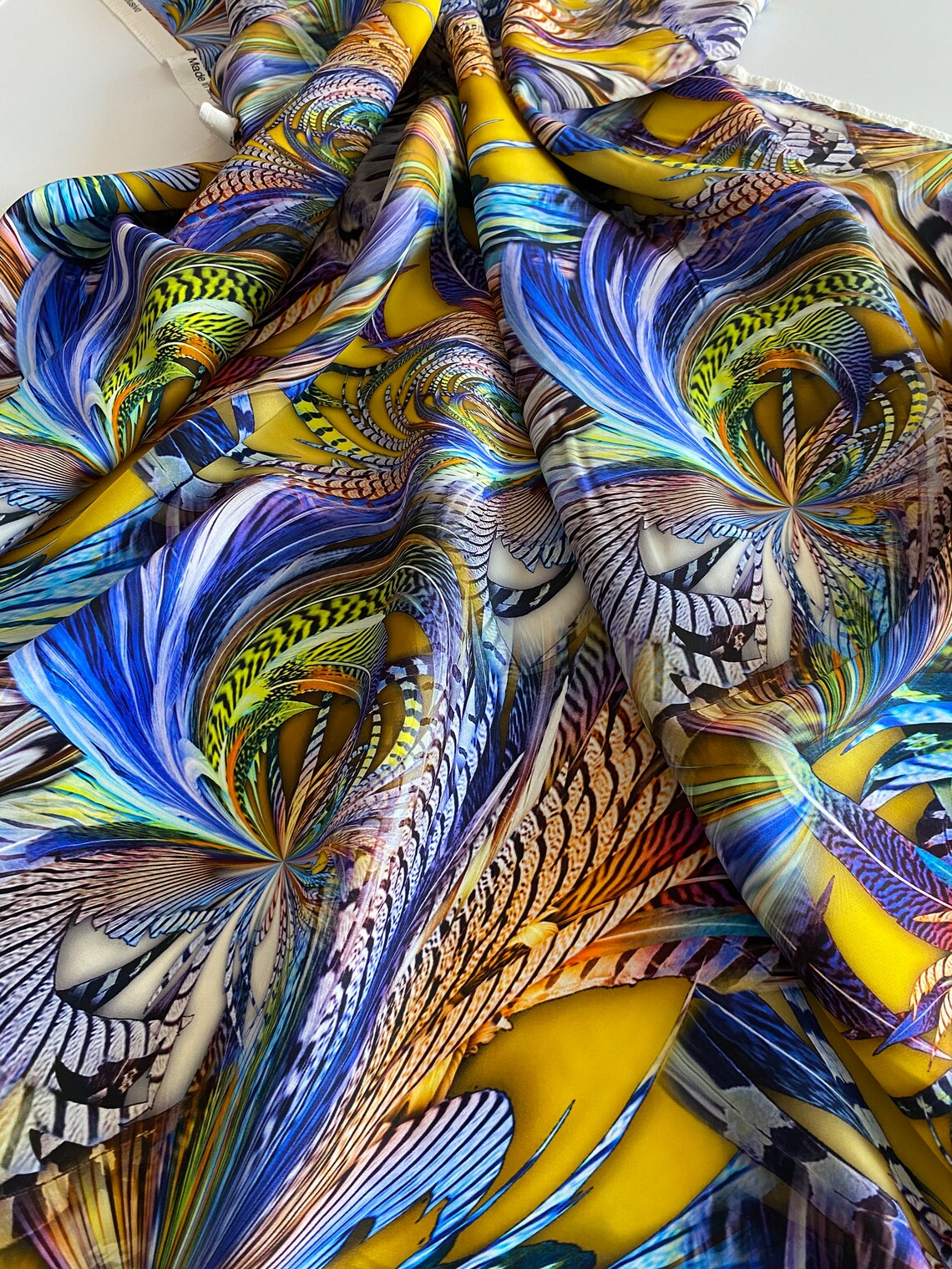 Exclusive, High-quality Silk (like Cupra) Fabric, Designer Fabric, Best ...