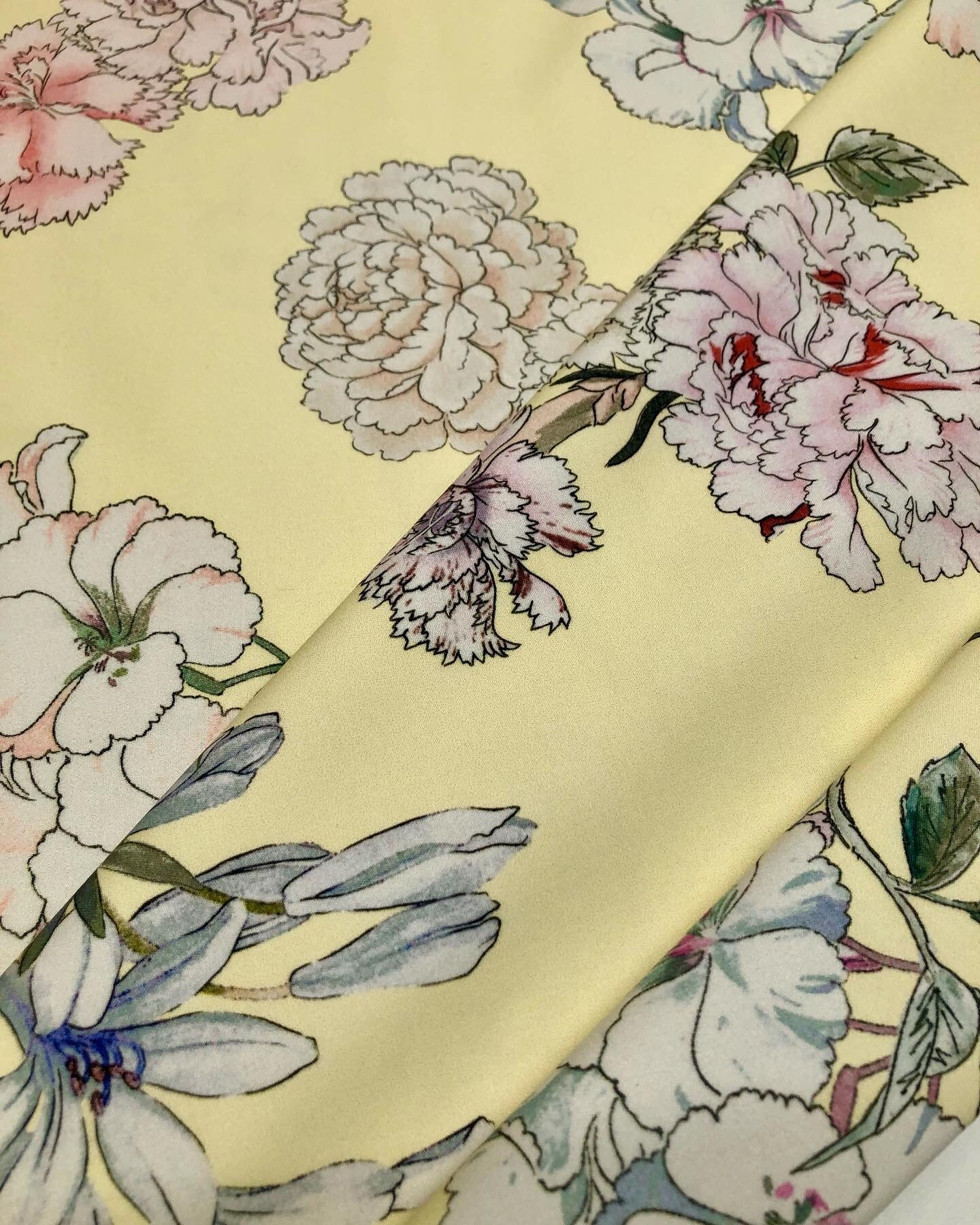 Italian Cotton Fabric, Designer Fabric, Great Print, Great Quality - Etsy