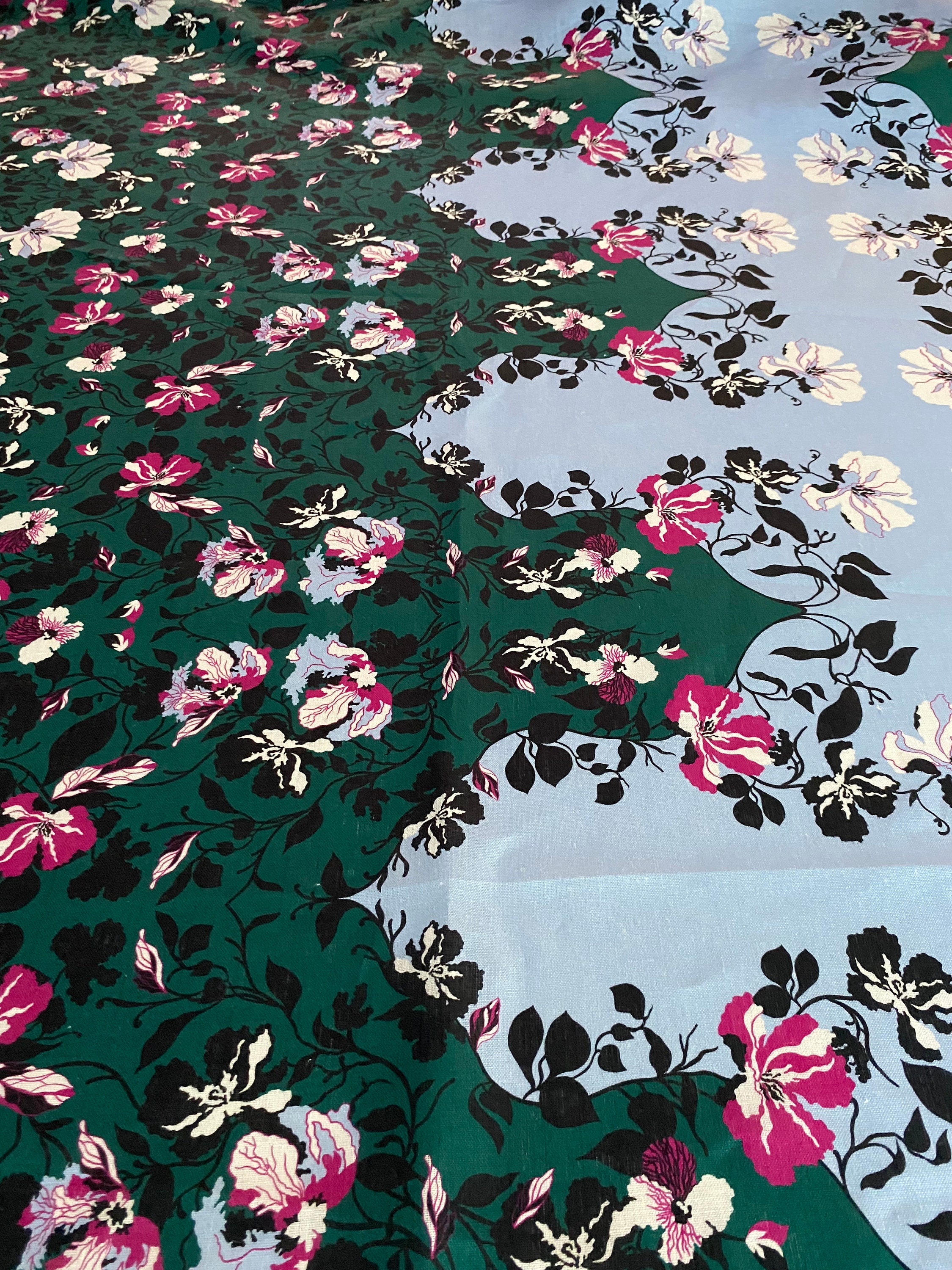 Italian Linen Fabric, Designer Fabric in Famous Designer Style, High ...