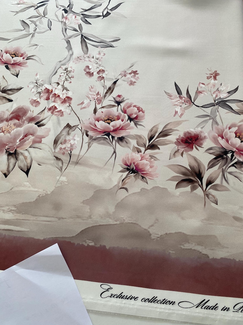 Exclusive Italian Silk Twill Fabric – Designer Style, Premium Quality ...