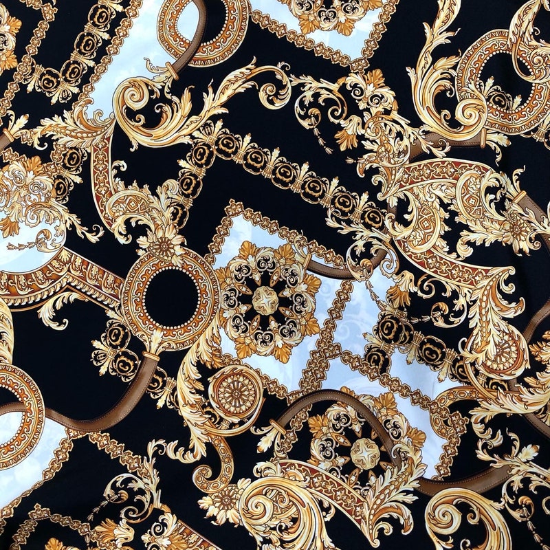 Versace Fabric - Etsy
