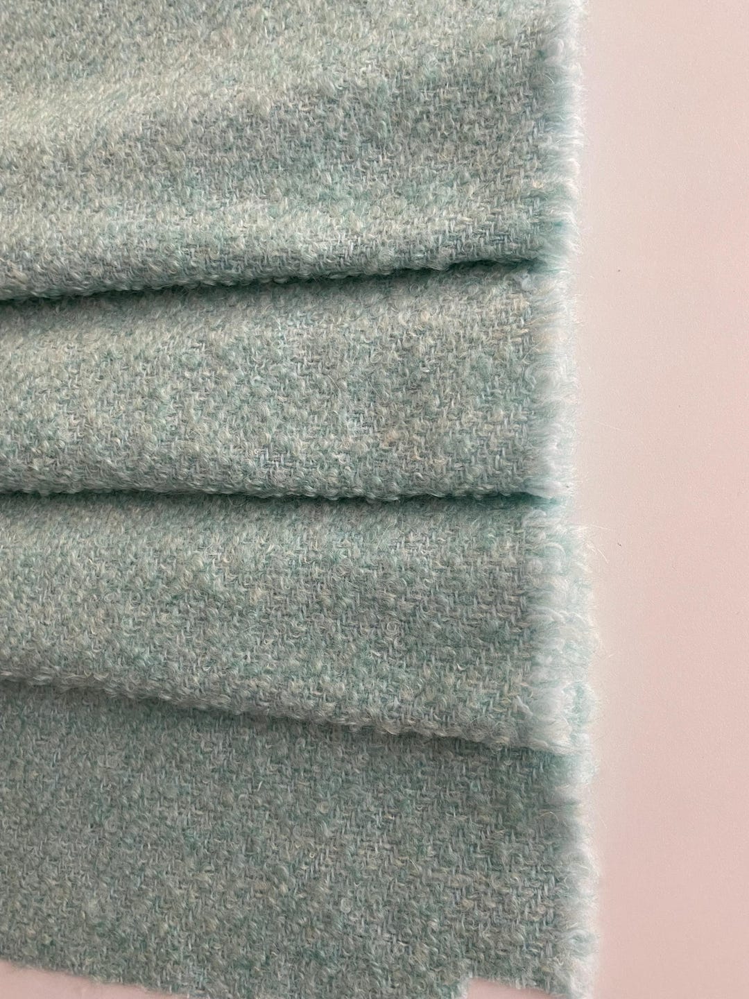 Exclusive Italian Wool Bouclé Fabric. High-quality Designer Fabric ...