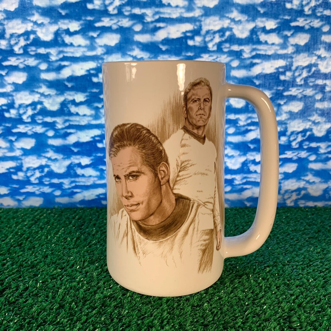 Limited Edition Captain Kirk / Star Trek Ceramic Mug - Etsy