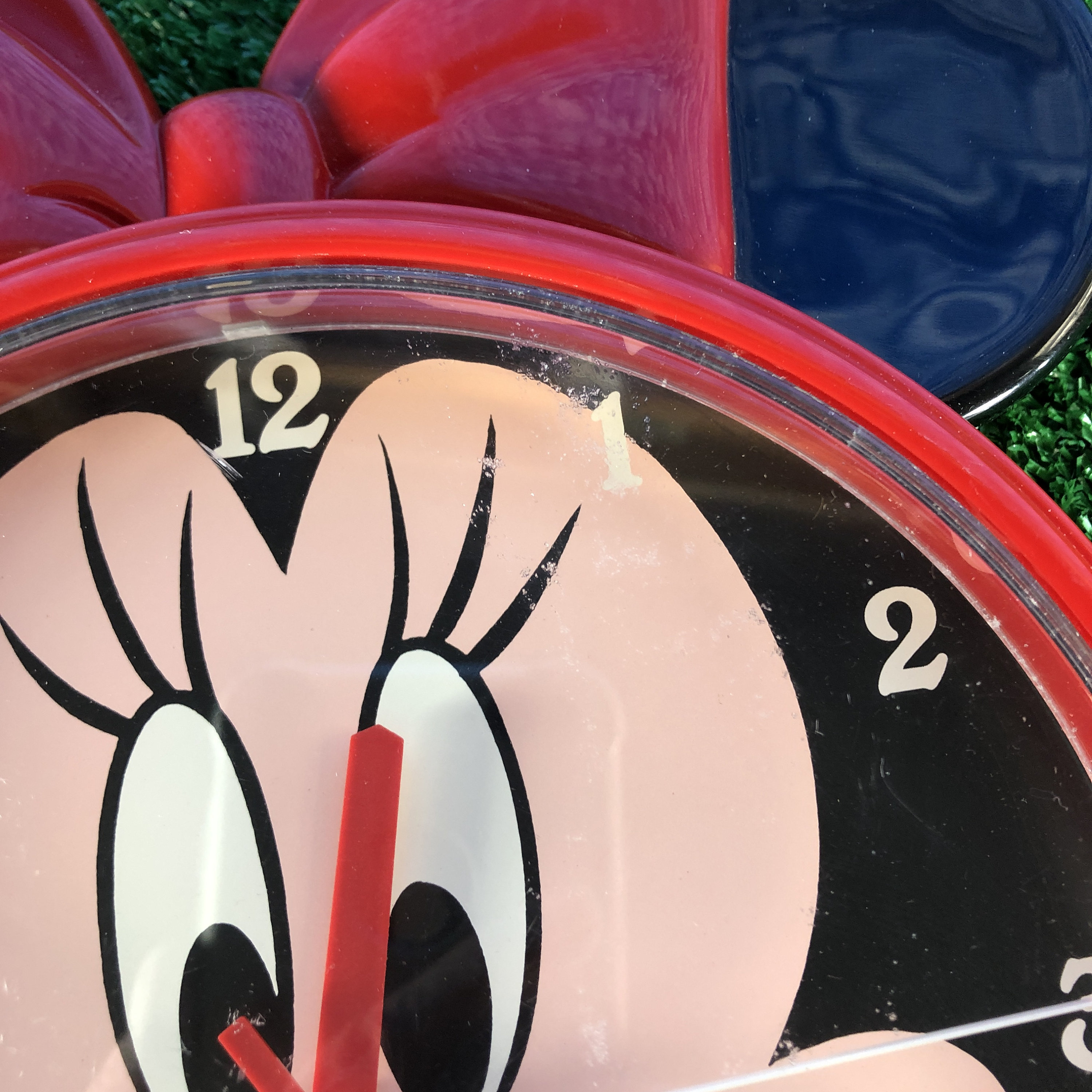 Vintage Minnie Mouse Wall Clock - Etsy Australia