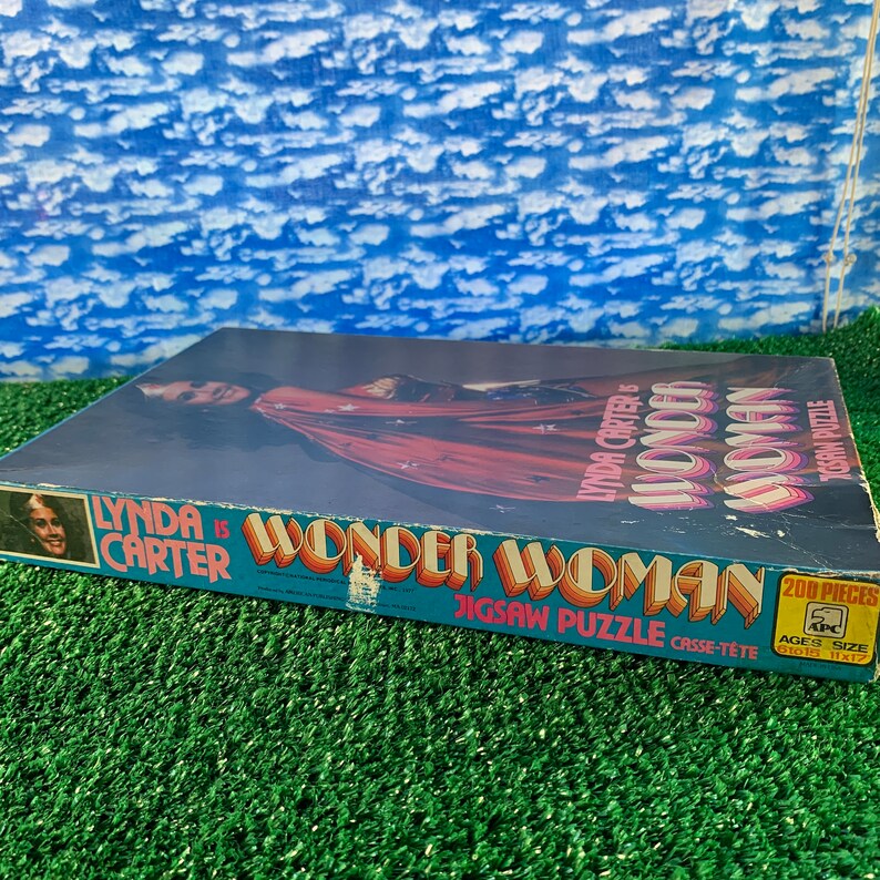1970s Lynda Carter Wonder Woman Jigsaw Puzzle - Etsy
