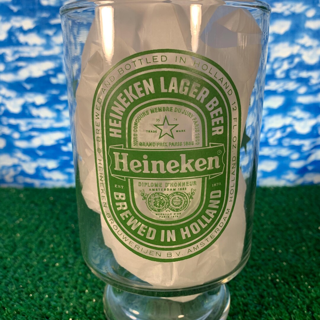 Rare Vintage Heineken 32 Oz Glass - Etsy
