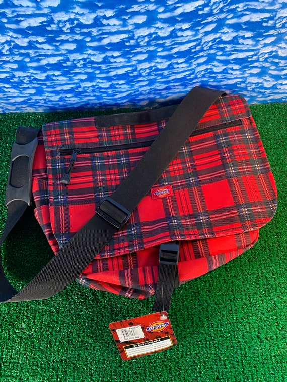 Plaid messenger bag - Gem