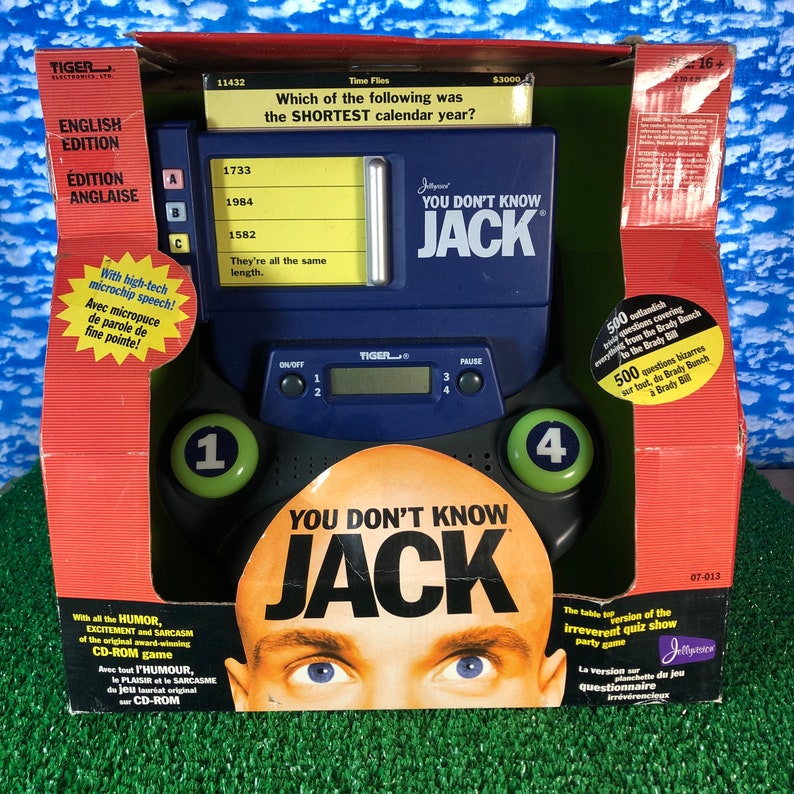 Rare Tabletop Version of You Don’t Know Jack - Etsy