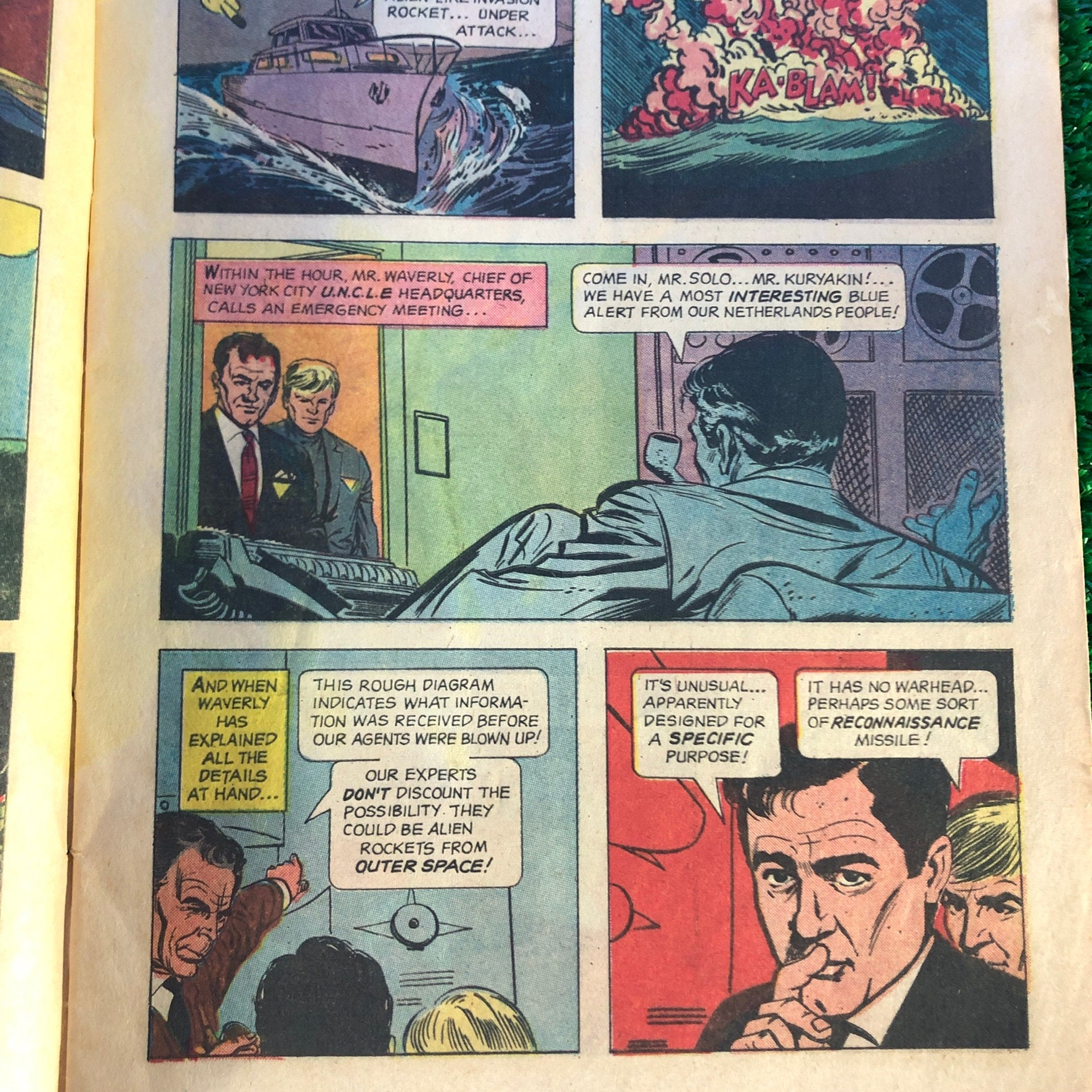 Vintage Man From UNCLE Comic Book - Etsy