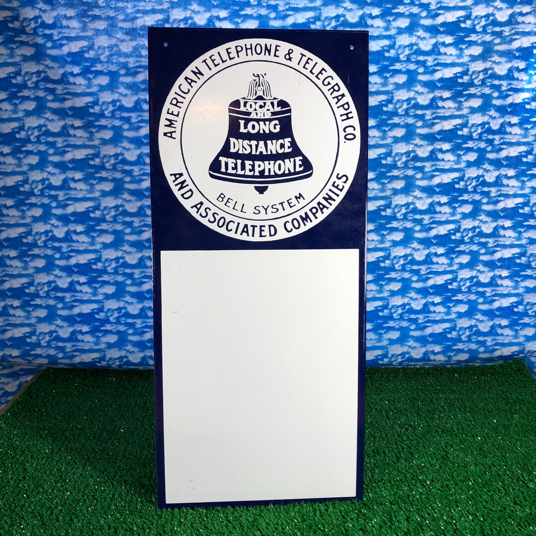 Vintage AT&T Reproduction Advertising Sign and Message Board - Etsy