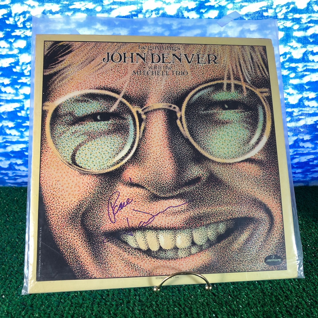 Authentic Signed John Denver Album - Beginnings - Etsy