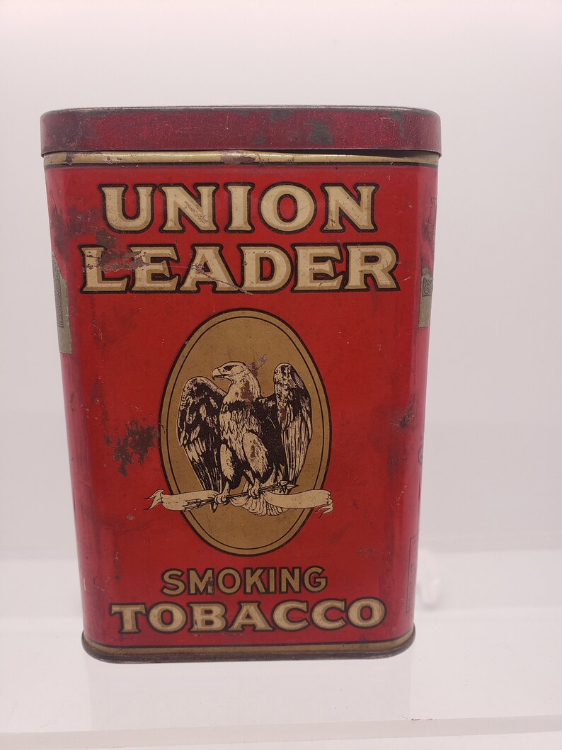 Union Leader Smoking Tobacco Tin - Etsy