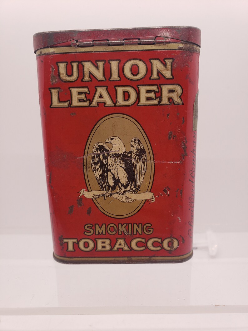 Union Leader Smoking Tobacco Tin - Etsy