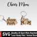 Keychain Bundle SVG, Sport Mom Svg, 20 Sports Mom Keychain SVG Files ...