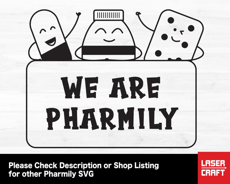 We Are Pharmily SVG, Pharmacist Gift, Pharmacy Illustrations (digital ...