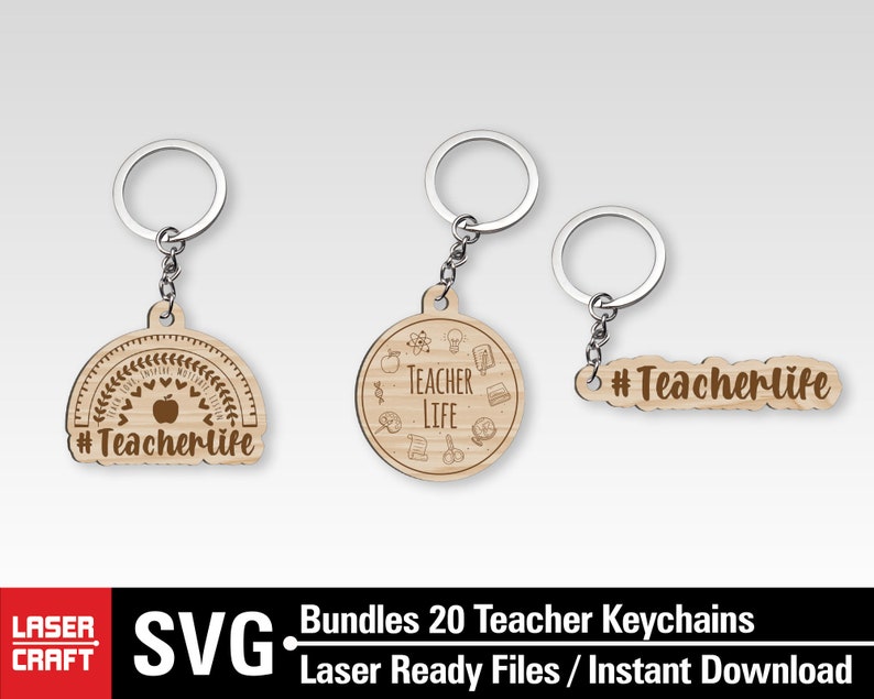 Teacher SVG Bundle Teacher Keychain Svg Teacher Keychain - Etsy UK