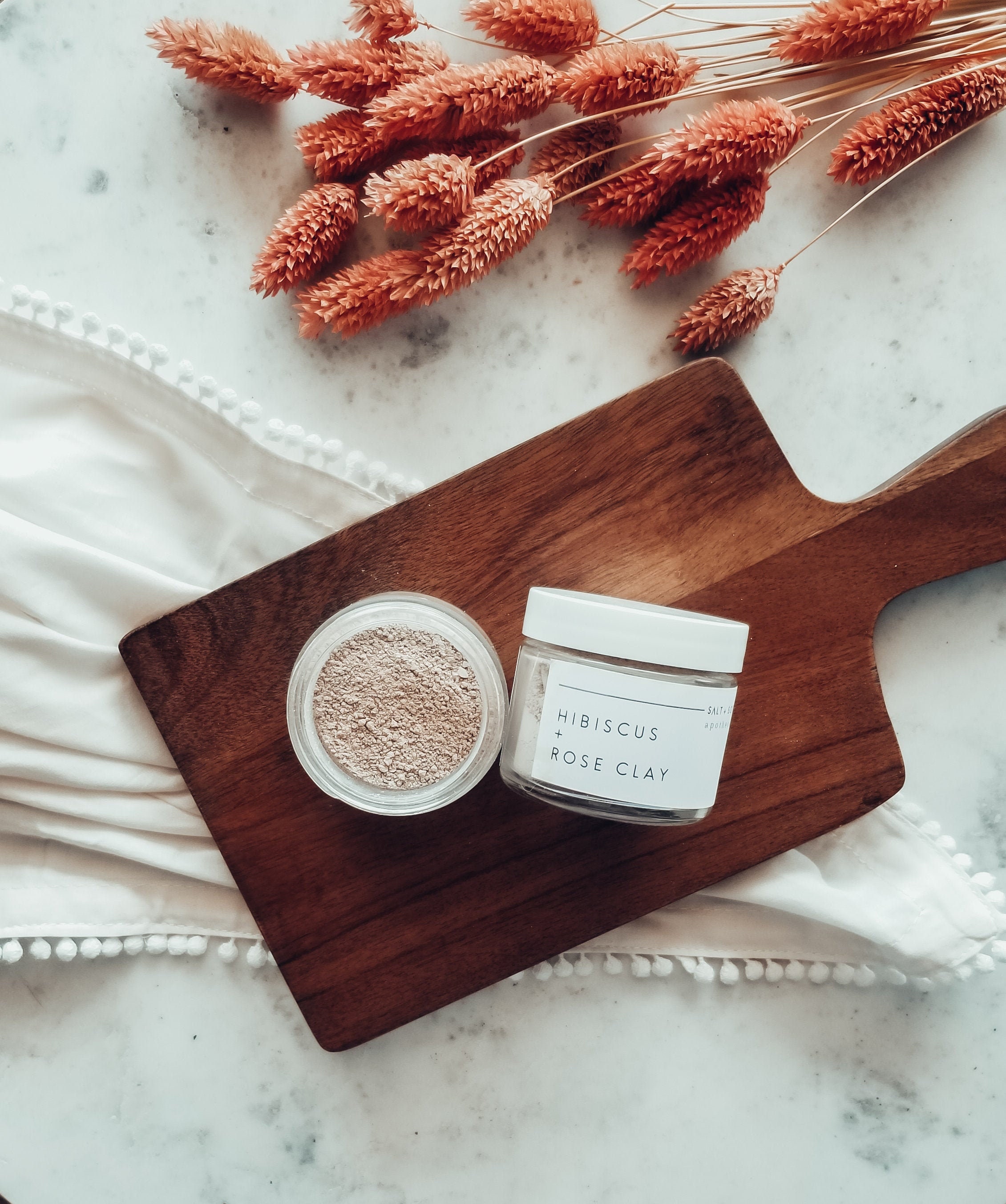 HIBISCUS ROSE CLAY Mask Mud Mask Skincares Non Toxic All Natural ...