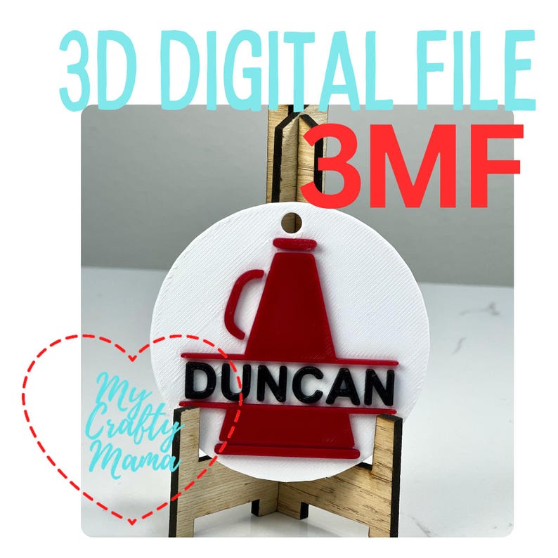 3D Print Cheerleading Keychain Bundle: Customizable Cheer Squad ...