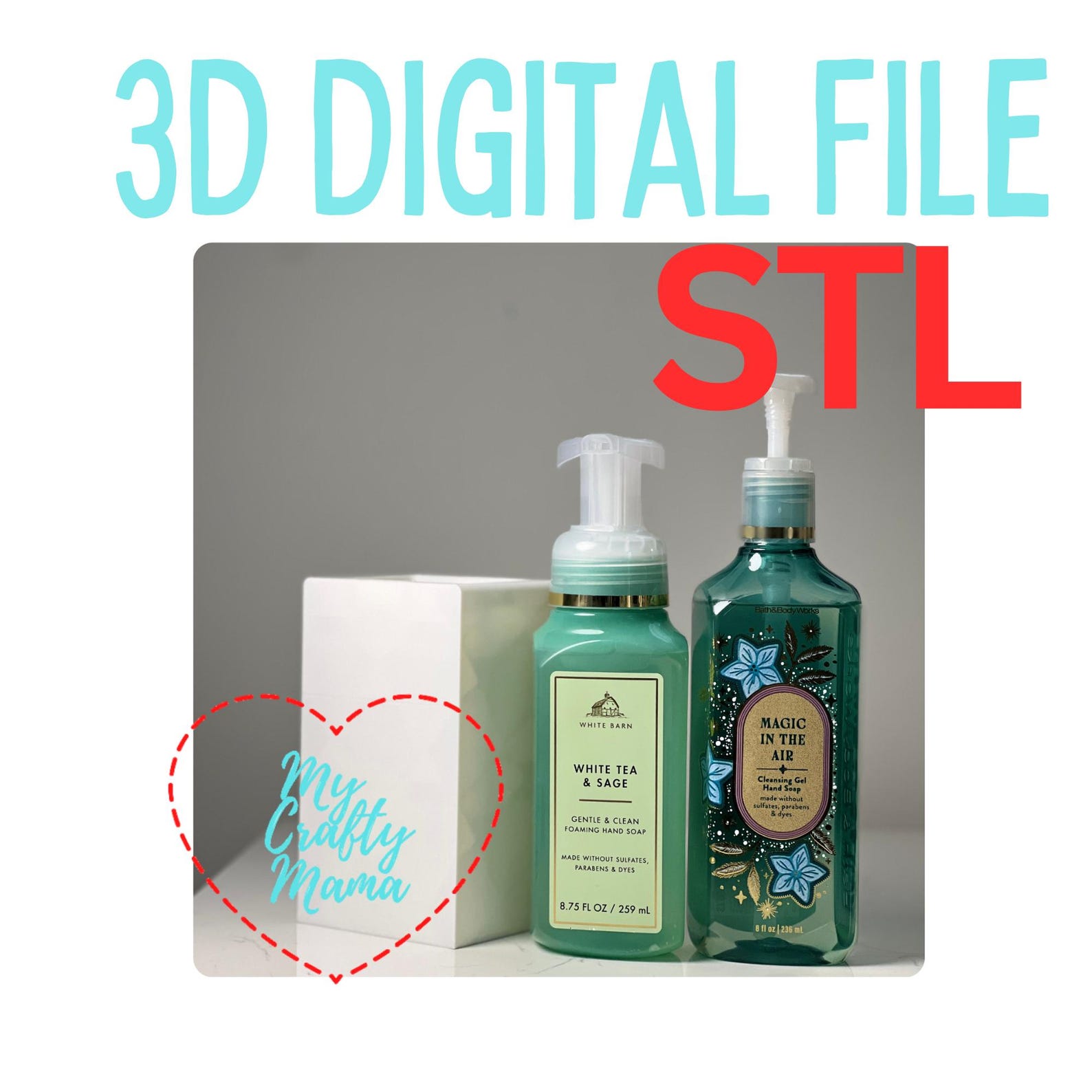 Base for My Original Clip on Soap Covers - Fits Bath & Body Works Soaps ...