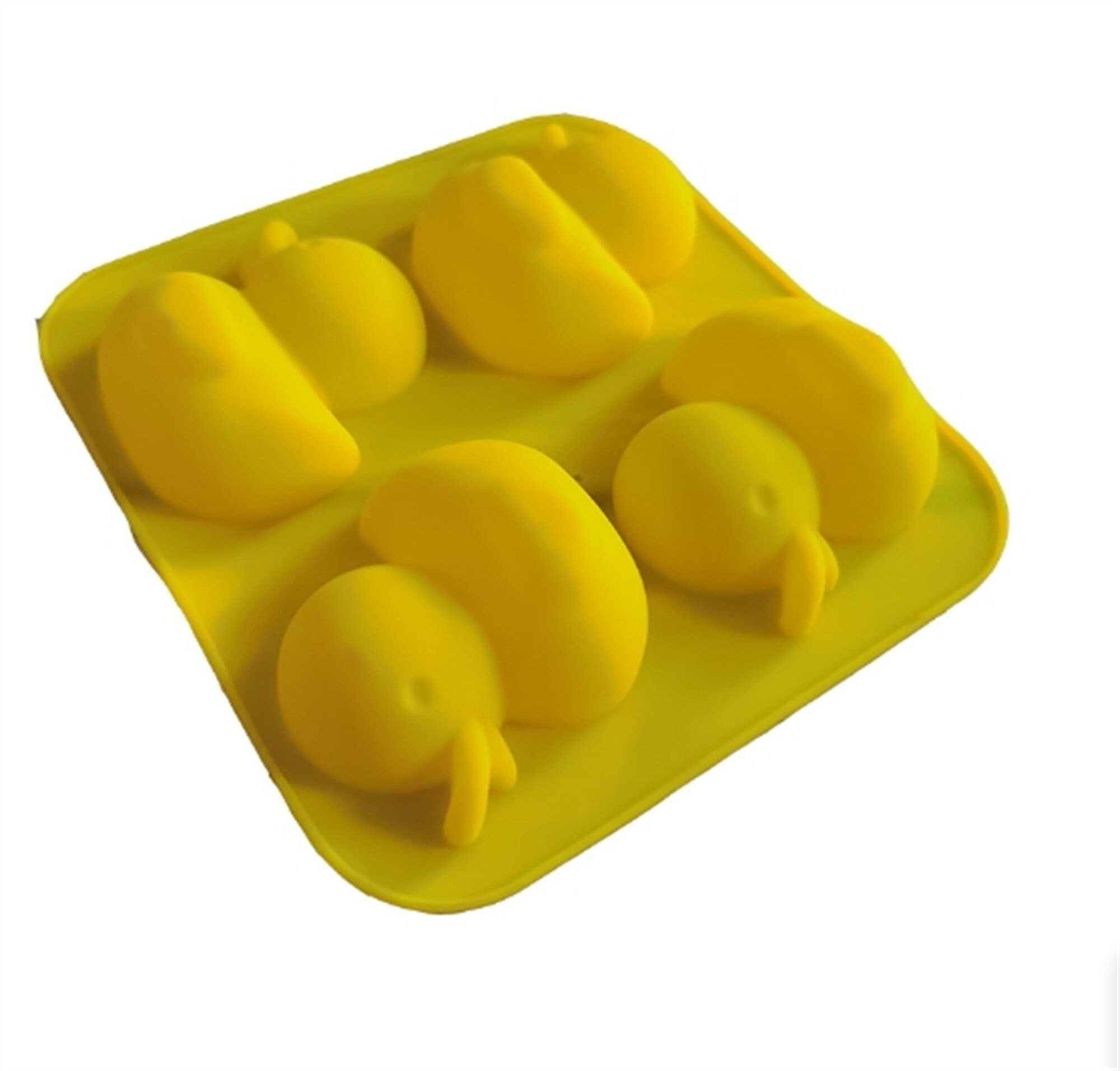 4 Cavity Cute Duck Mold,silicone Mold,food Grade Mold,cake Mold, Toy ...