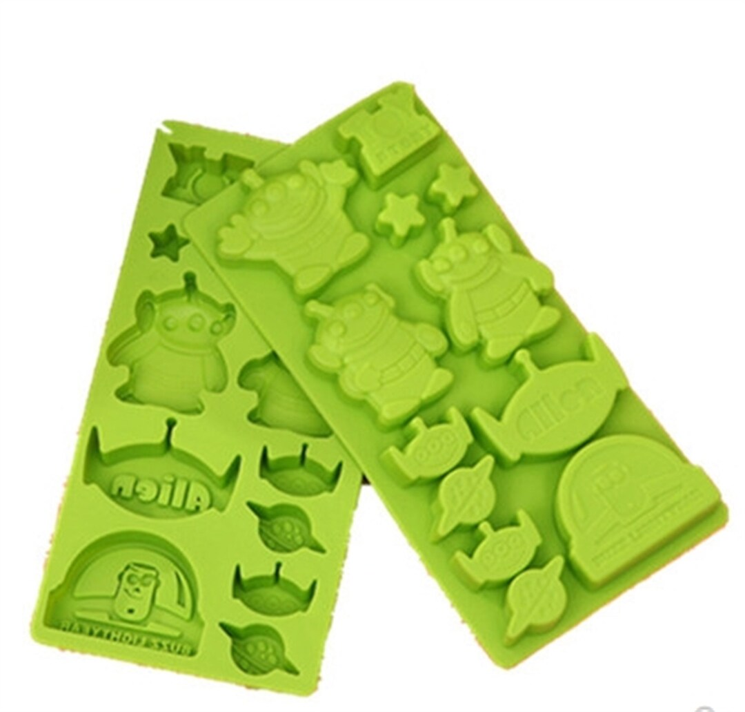 6 Cavity Cartoon Animals Silicone Mold Fondant Chocolate Cake ...