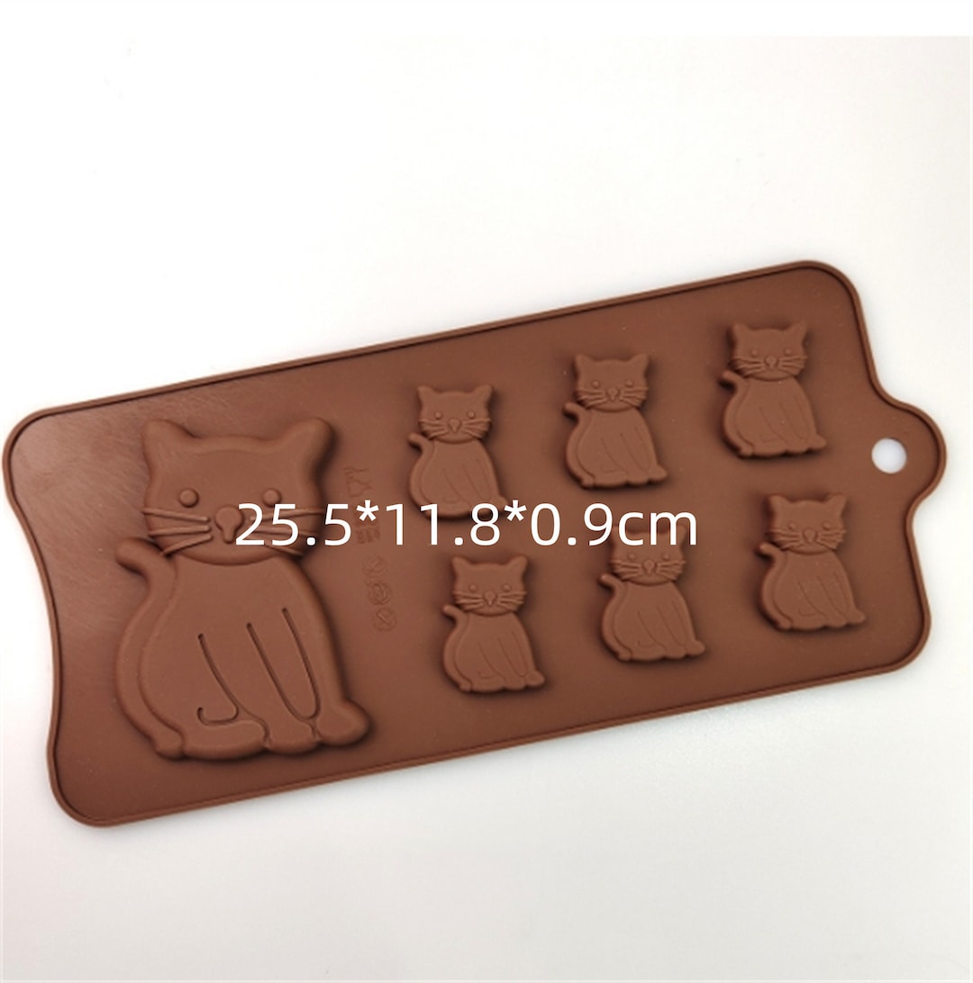 7cavity Cats Silicone Cake Mold, Hand Soap Mold, Moon Cake Mold, Hand ...