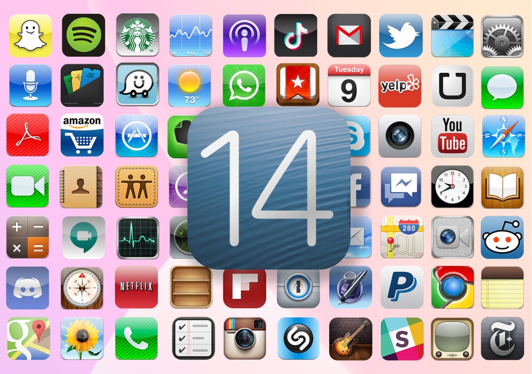 70+ IOS 14 Essential Icons in Beautiful Ios 6 Theme |windows 95 | All ...
