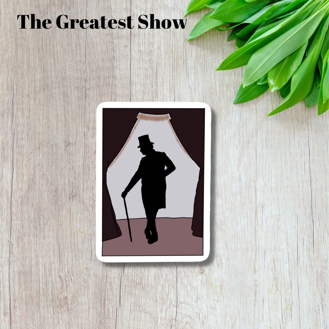 GREATEST SHOWMAN Water Resistant Vinyl Sticker Musicals Bartum Circus ...