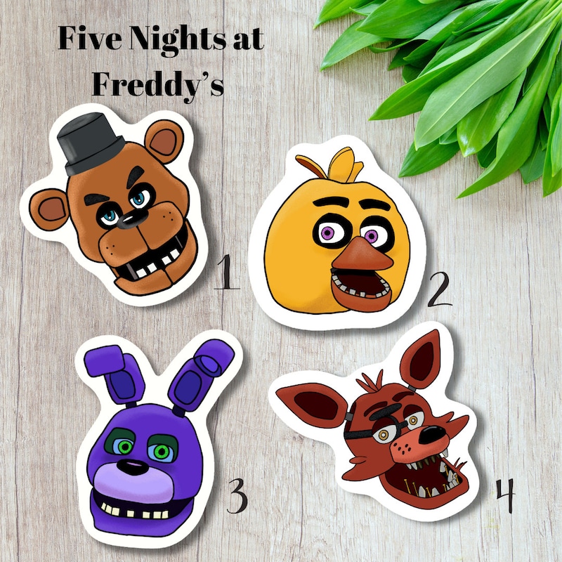 Five Nights at Freddys Stickers - Etsy