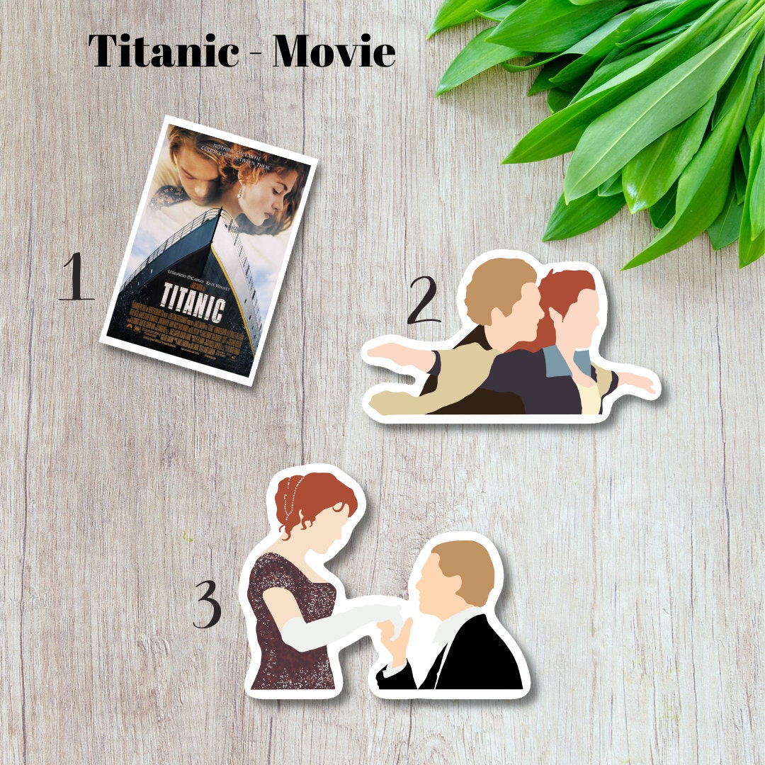 TITANIC MOVIE - Water Resistant Vinyl Handmade Sticker RMS Rose & Jack ...