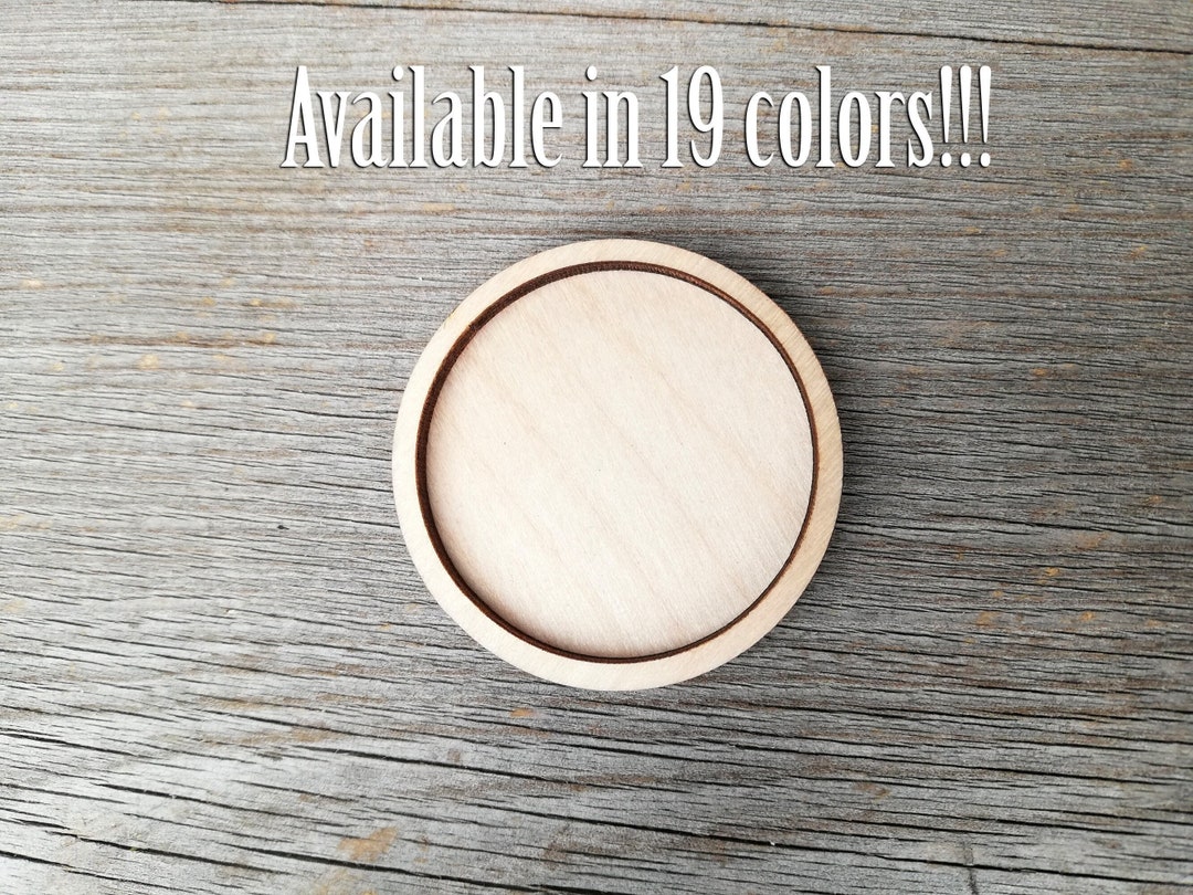 Small Round Frame Miniature Mini Minimalist Laser Cut Shapes Blanks for ...