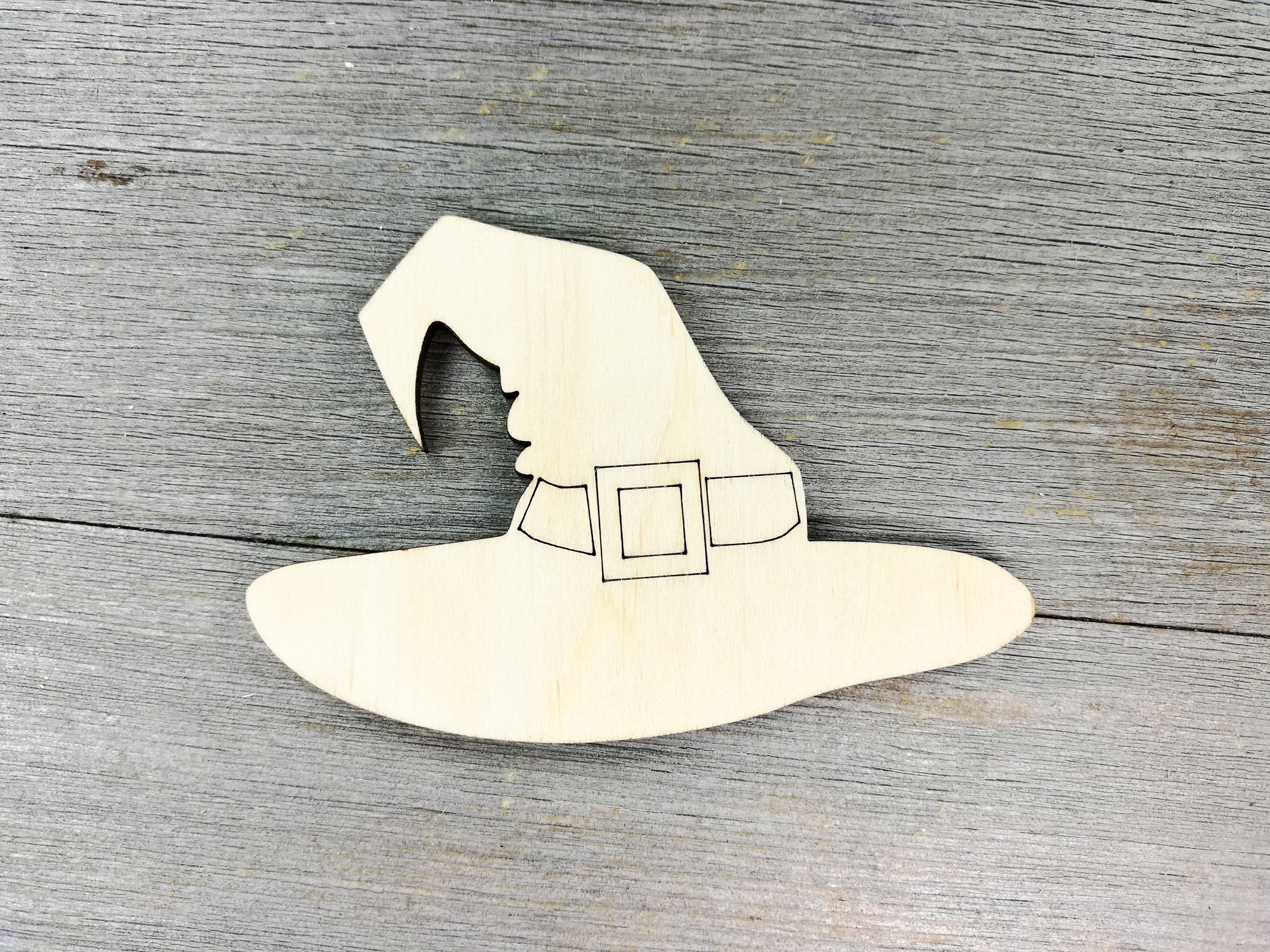 Wizard Hat, Halloween - Laser Cut Unfinished Wooden Shapes Craft Supply ...