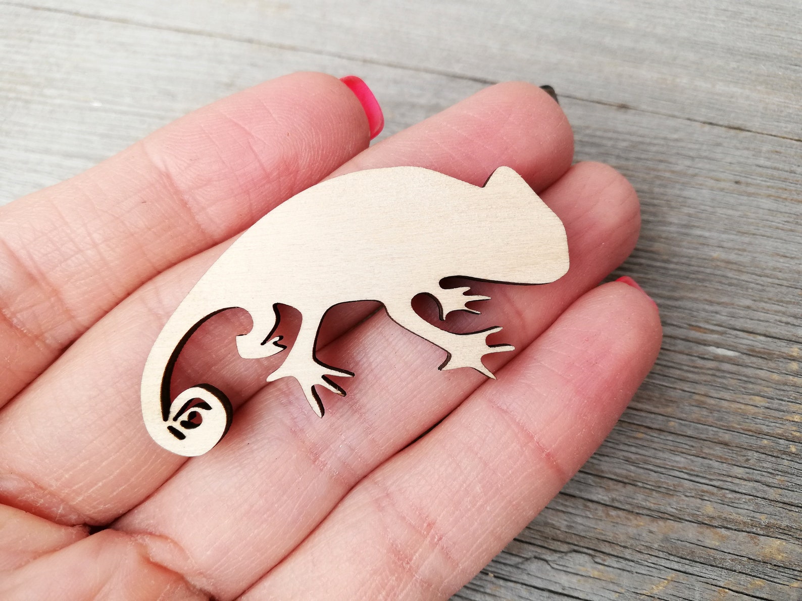 Iguana Lizards Wooden Shape Laser Cut Blanks for DIY Projects Unpainted ...