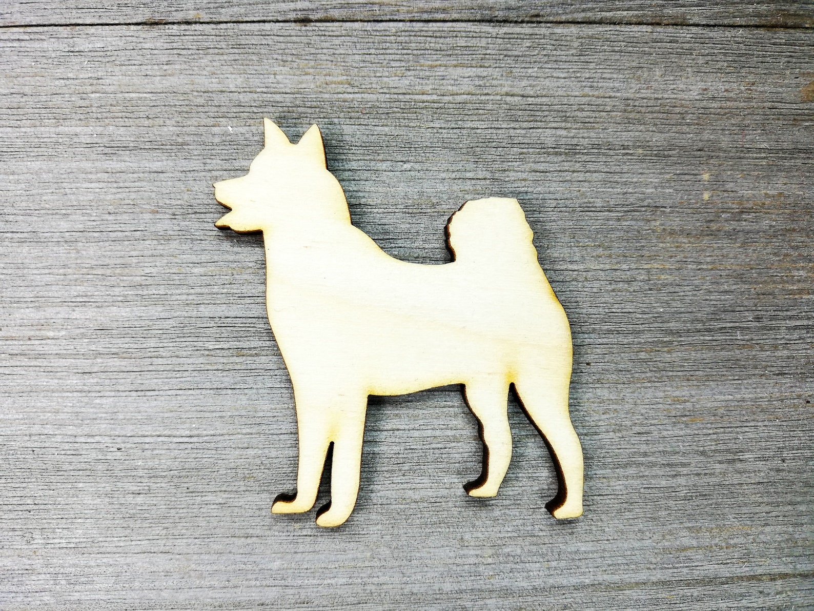 Dog, Husky - Wooden Laser Cut Shapes, Sitting Cat Laser Cut Wood ...