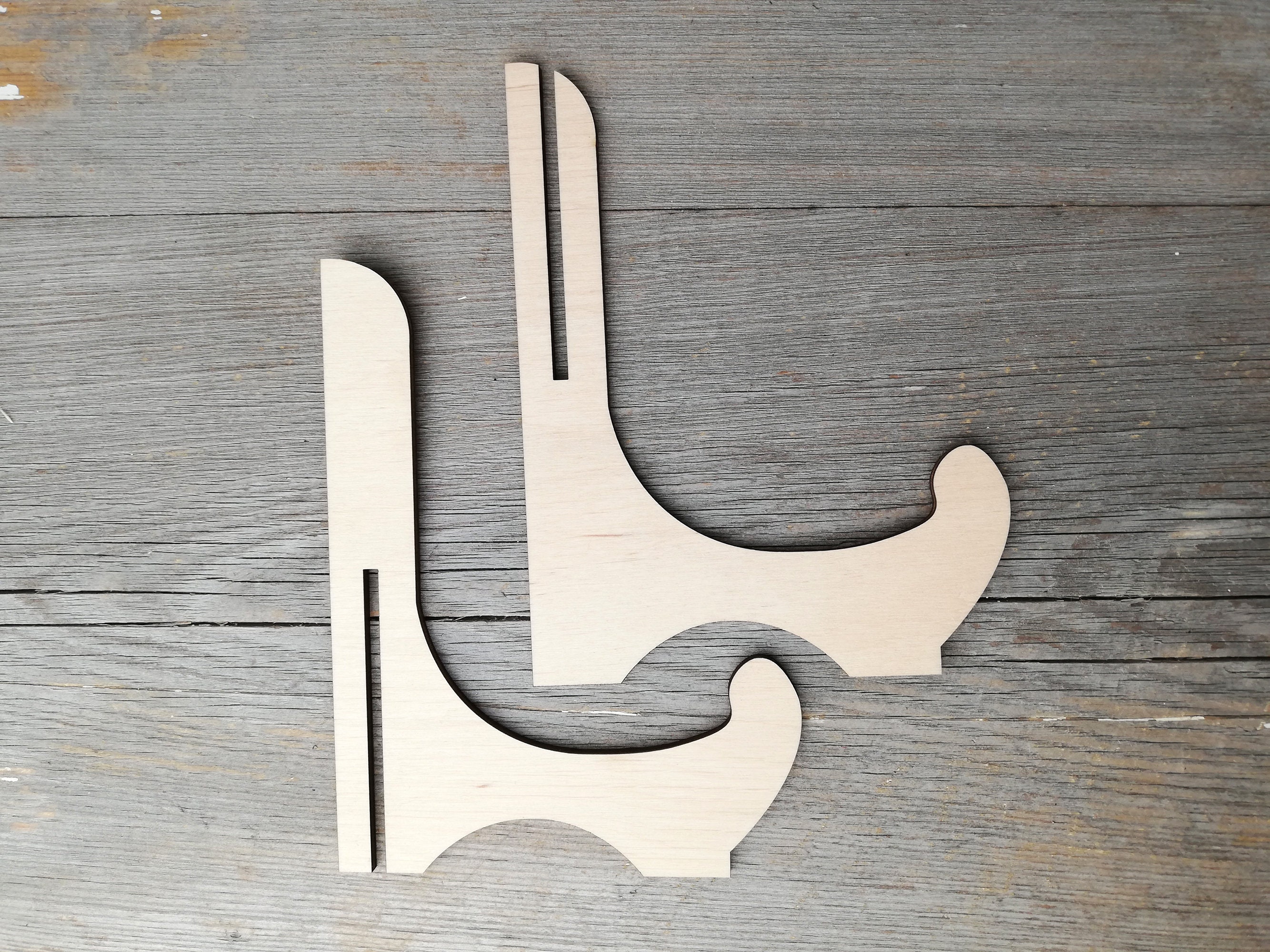 Plate Stand, Wooden Easel, Tripod, Base - Wooden Laser Cut Shapes Laser ...