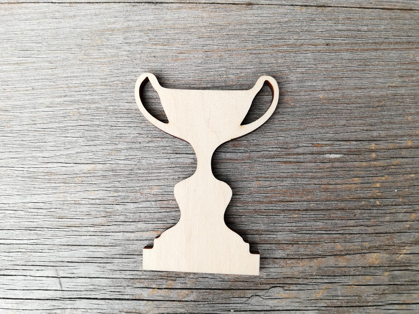 Wooden Cup Laser Cut Shapes Blanks DIY Projects Champion's Award Prize ...