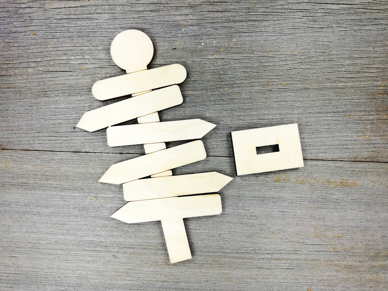 Signpost, Directional Signpost, Fingerpost for Tiered Trays, Laser Cut ...