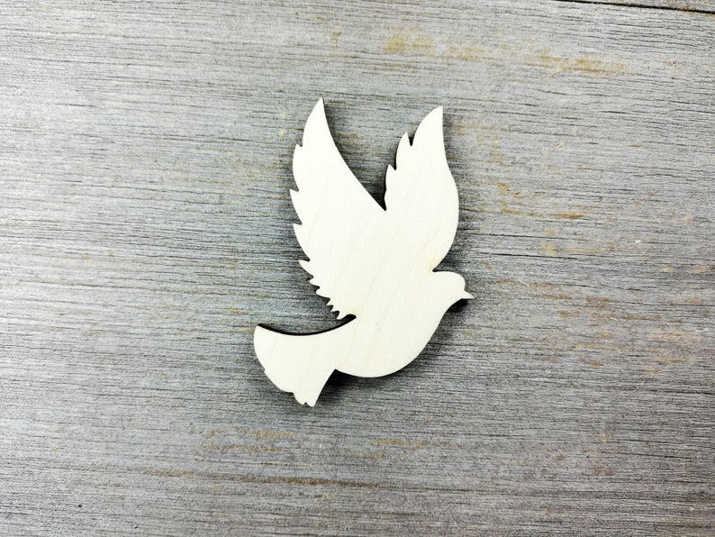 Pigeon Laser Cut Shapes, Dove Laser Cut Unfinished Wooden Shapes, Craft ...