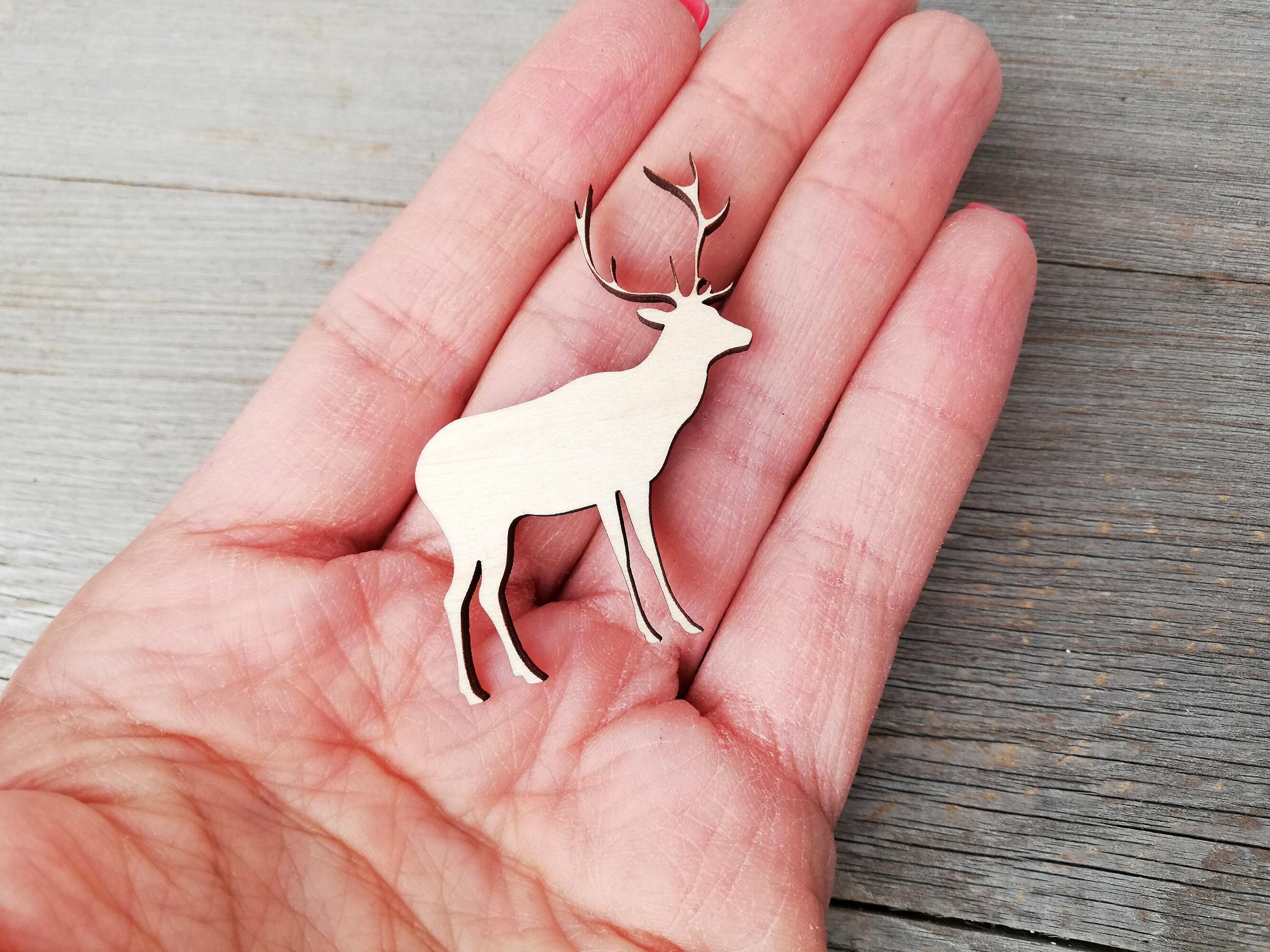 Wooden Deer Laser Cut Shapes Laser Cut Wood Cutouts Shape Unfinished ...