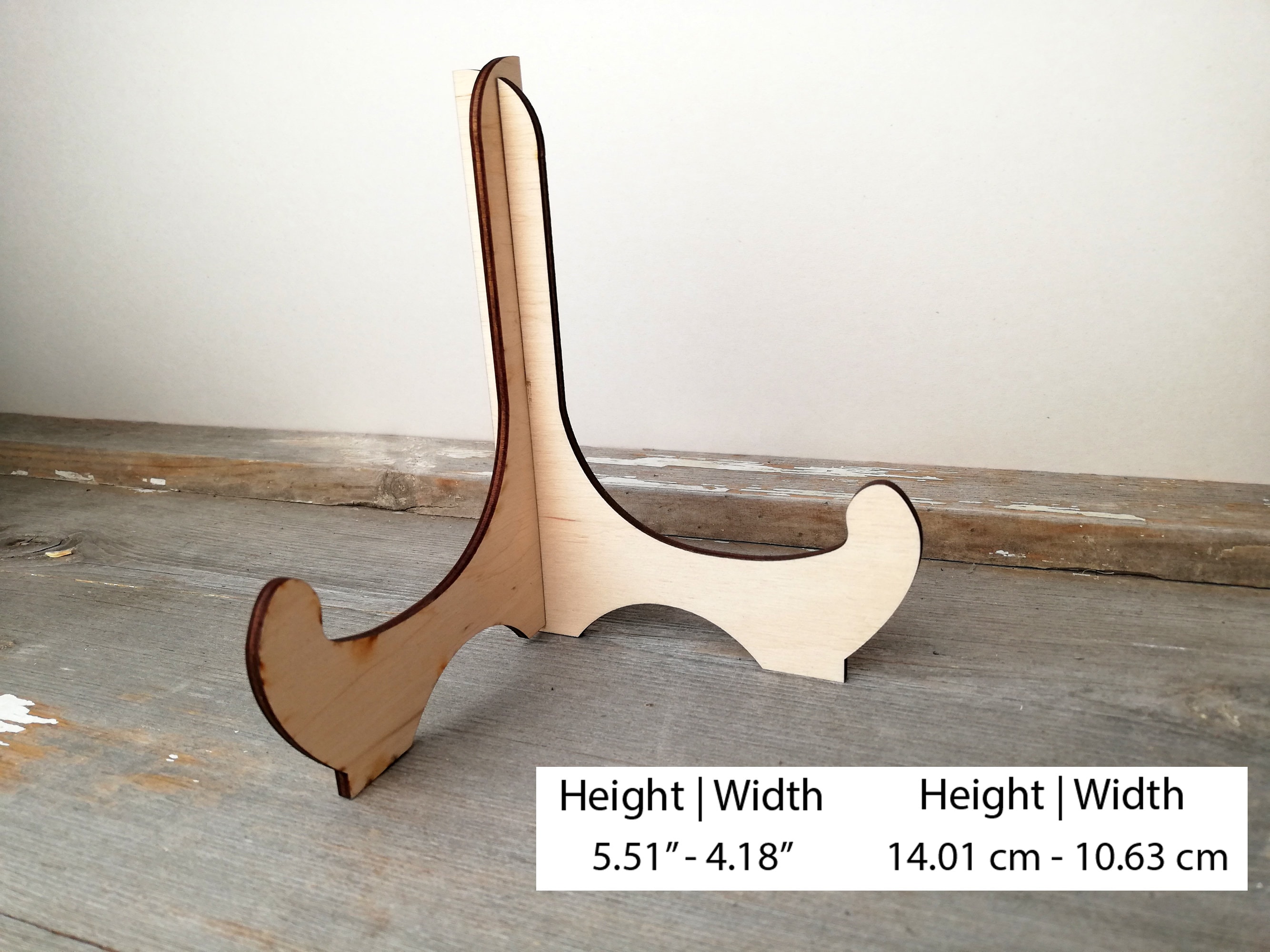 Plate Stand, Wooden Easel, Tripod, Base - Wooden Laser Cut Shapes Laser ...