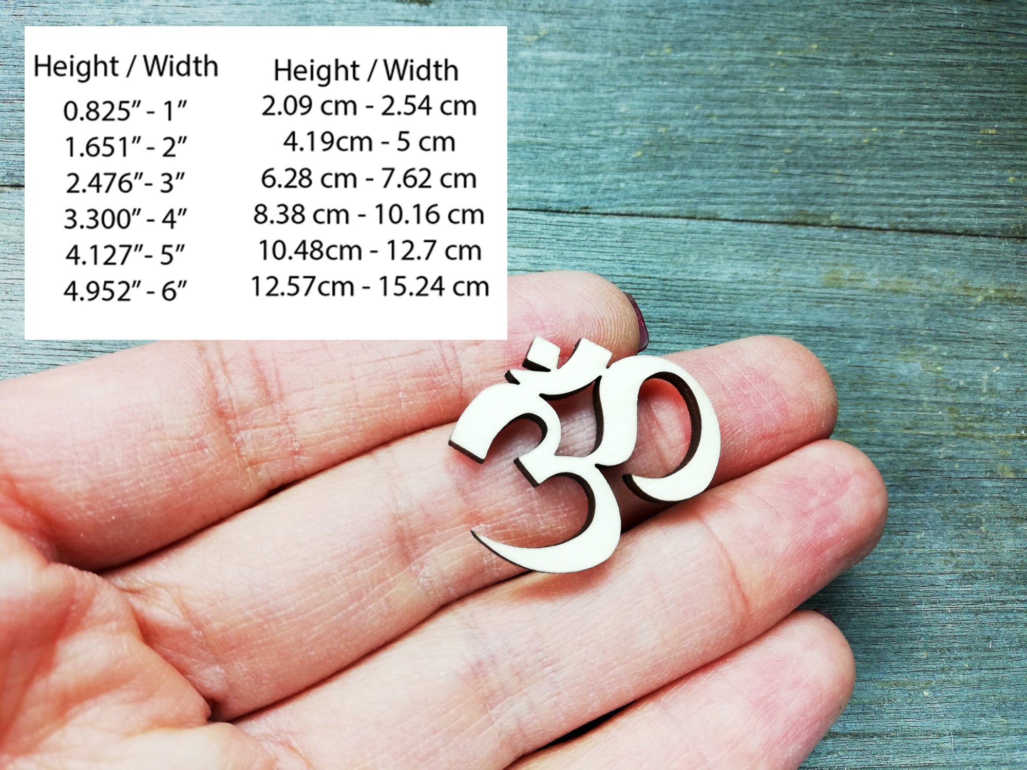 Om, Yoga, Shape Laser Cut Wood Shapes, Unfinished Craft Supply DIY, Not ...