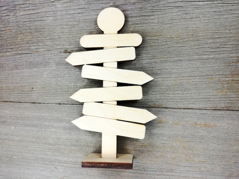 Signpost Directional Signpost Fingerpost for Tiered Trays - Etsy