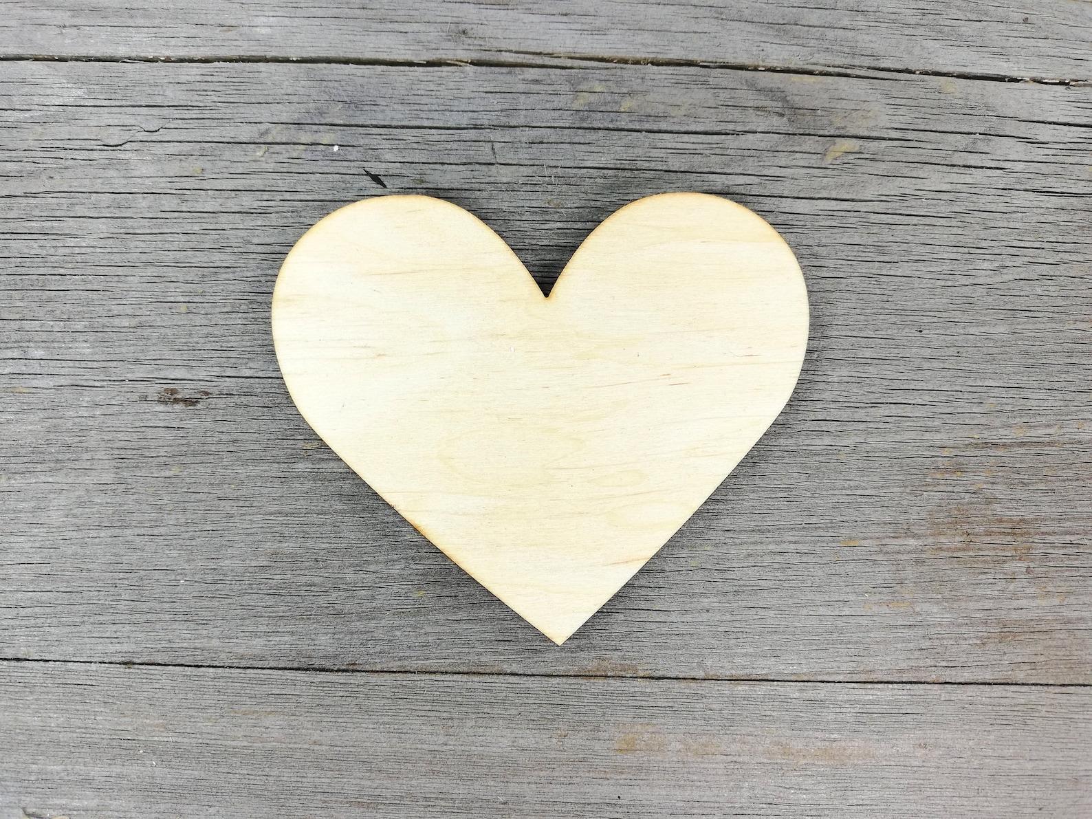 Heart Wooden Shape Cutouts Laser Cut Unfinished Wooden - Etsy