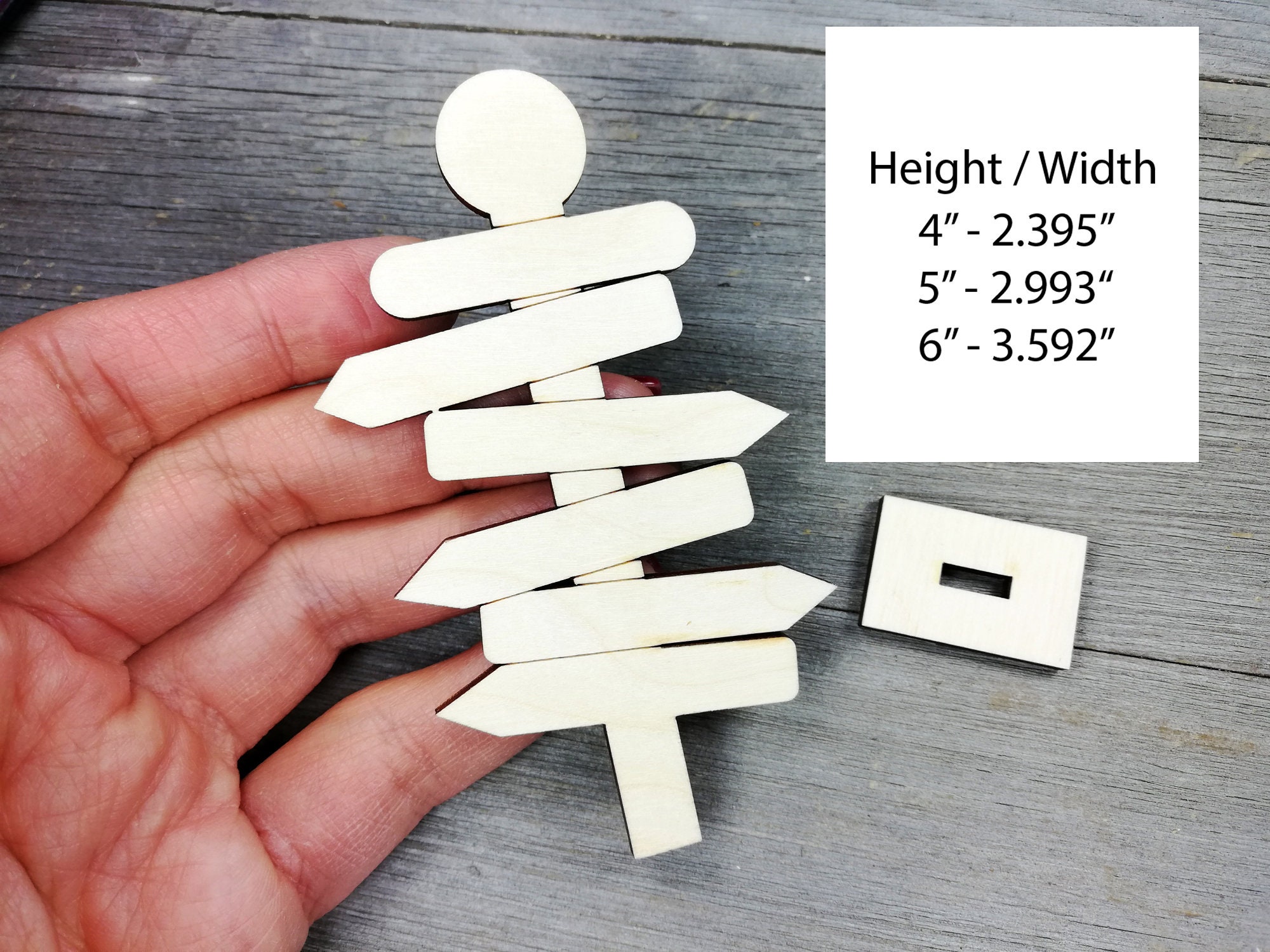 Signpost, Directional Signpost, Fingerpost for Tiered Trays, Laser Cut ...