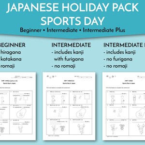 Japanese Holiday Worksheets: Sports Day (october) | for All Levels ...