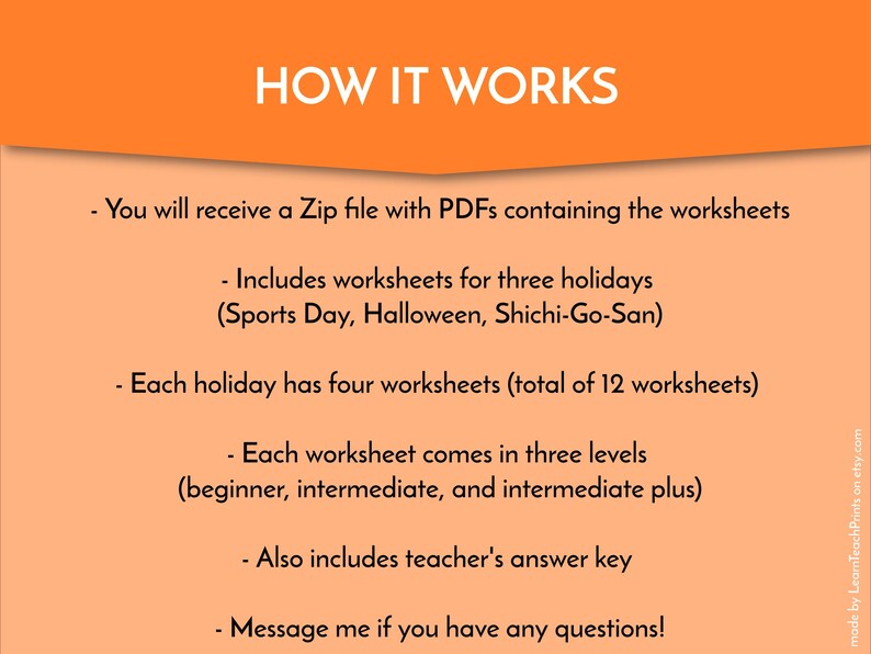 Japanese Holiday Worksheets: Fall Holiday Bundle (sports Day, Halloween ...