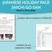 Japanese Holiday Worksheets: Shichi-go-san (november) | for All Levels ...